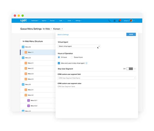 Intelligent Virtual Agent - UJET