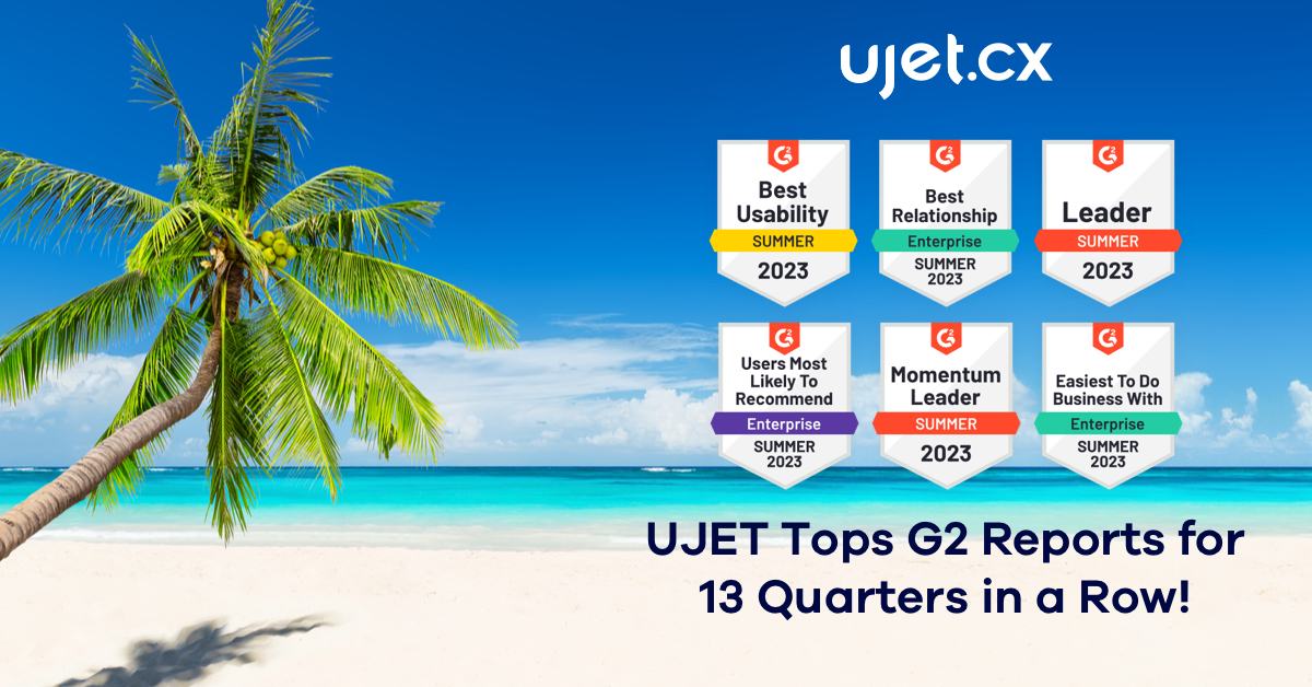 UJET a Leader in G2 Summer 2023 Reports for 13th Consecutive Quarter