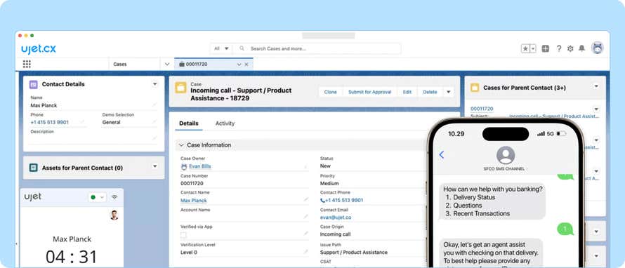 UJET Cloud Contact Center Platform | AI-Powered Features & Capabilities