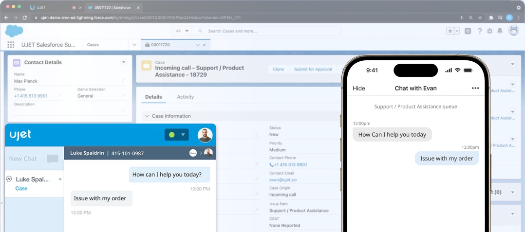 Live Chat Contact Center Solutions & Software | UJET